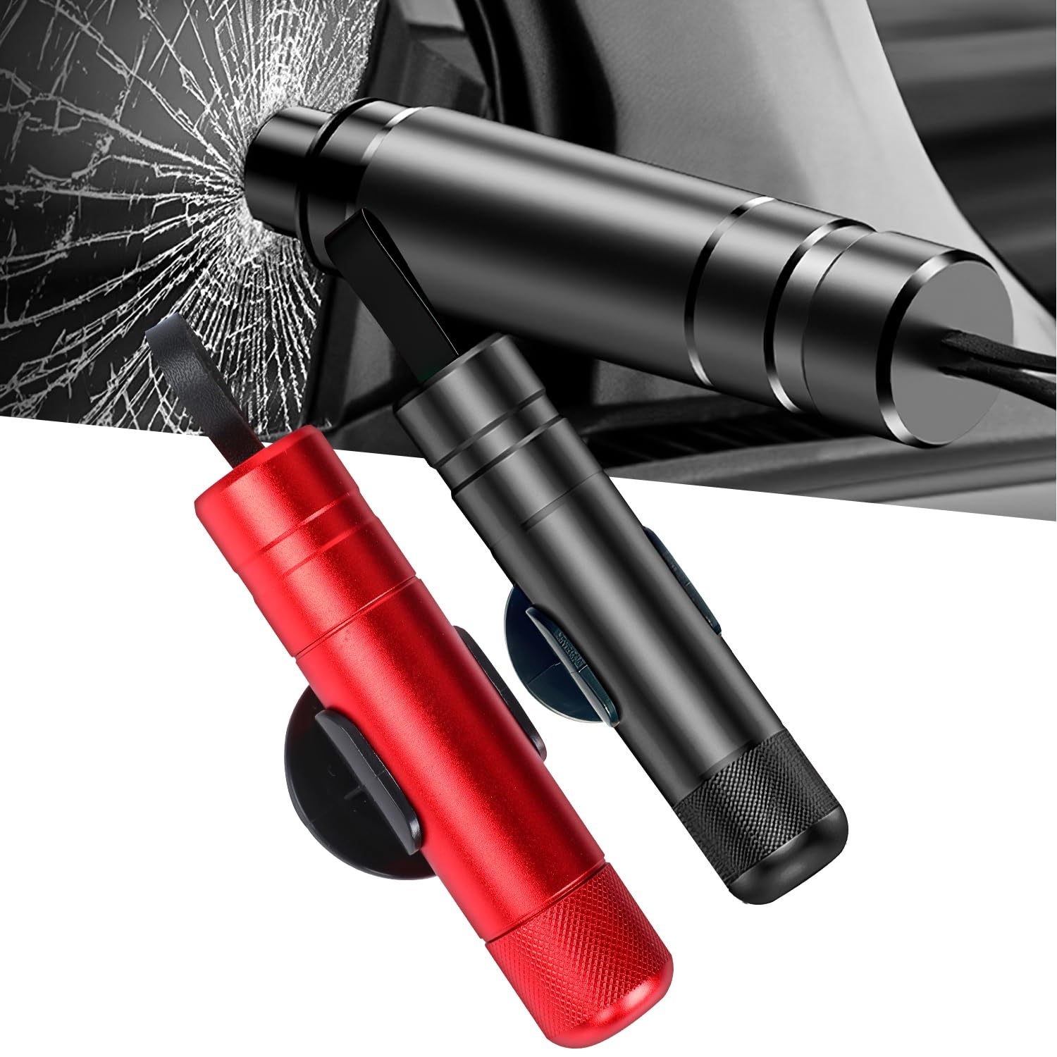 Amazon.com: Rednow Safehammer,Safe Hammer Glass Breaker,2-in-1 Window ...