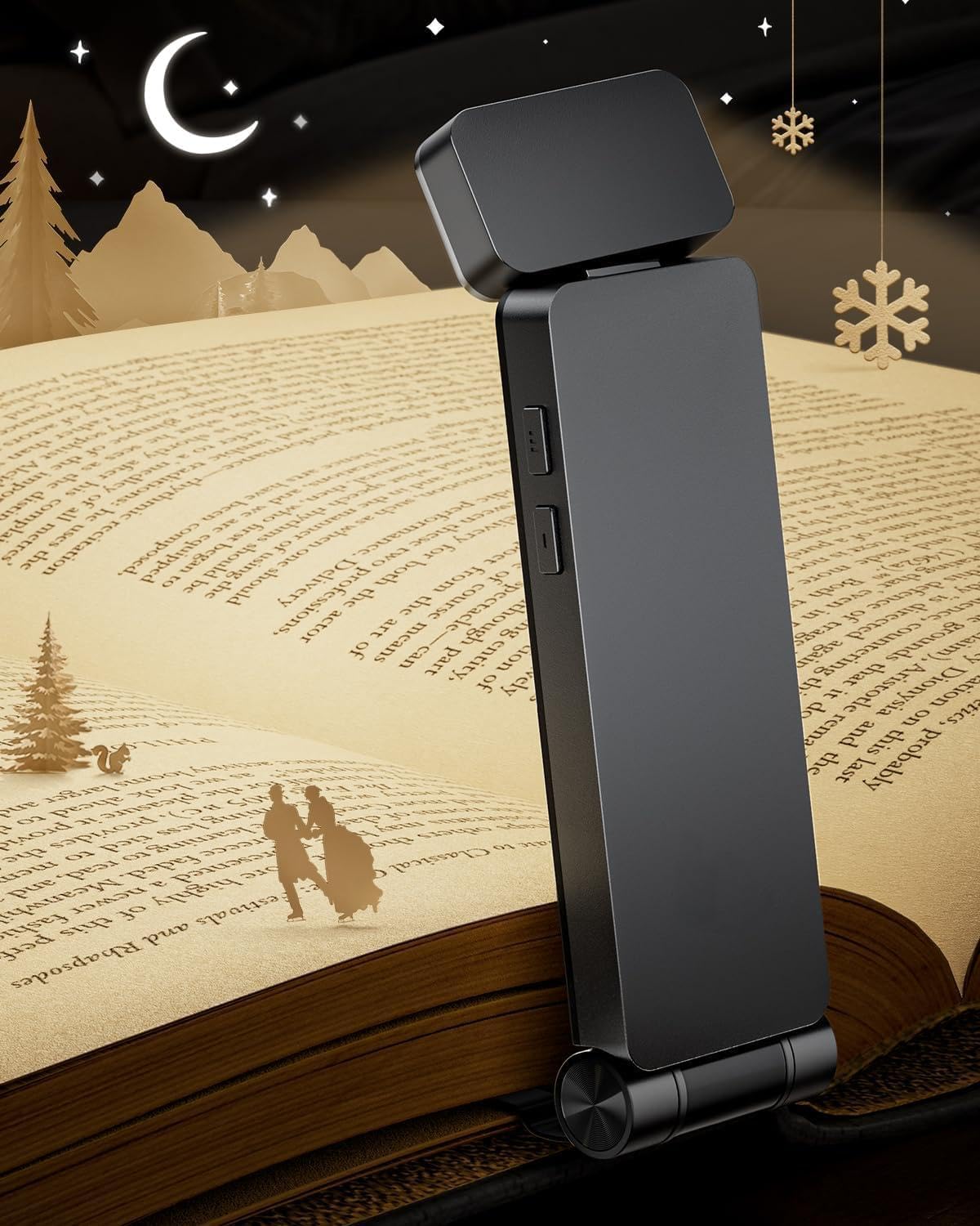 Exsbtay Book Light, Rechargeable Reading Lights for Books in Bed ...
