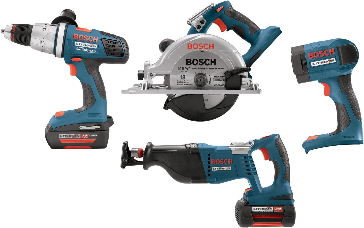 Bosch CPK41-36 36-Volt 4-Tool Litheon Cordless Combo Kit : Amazon.ca ...