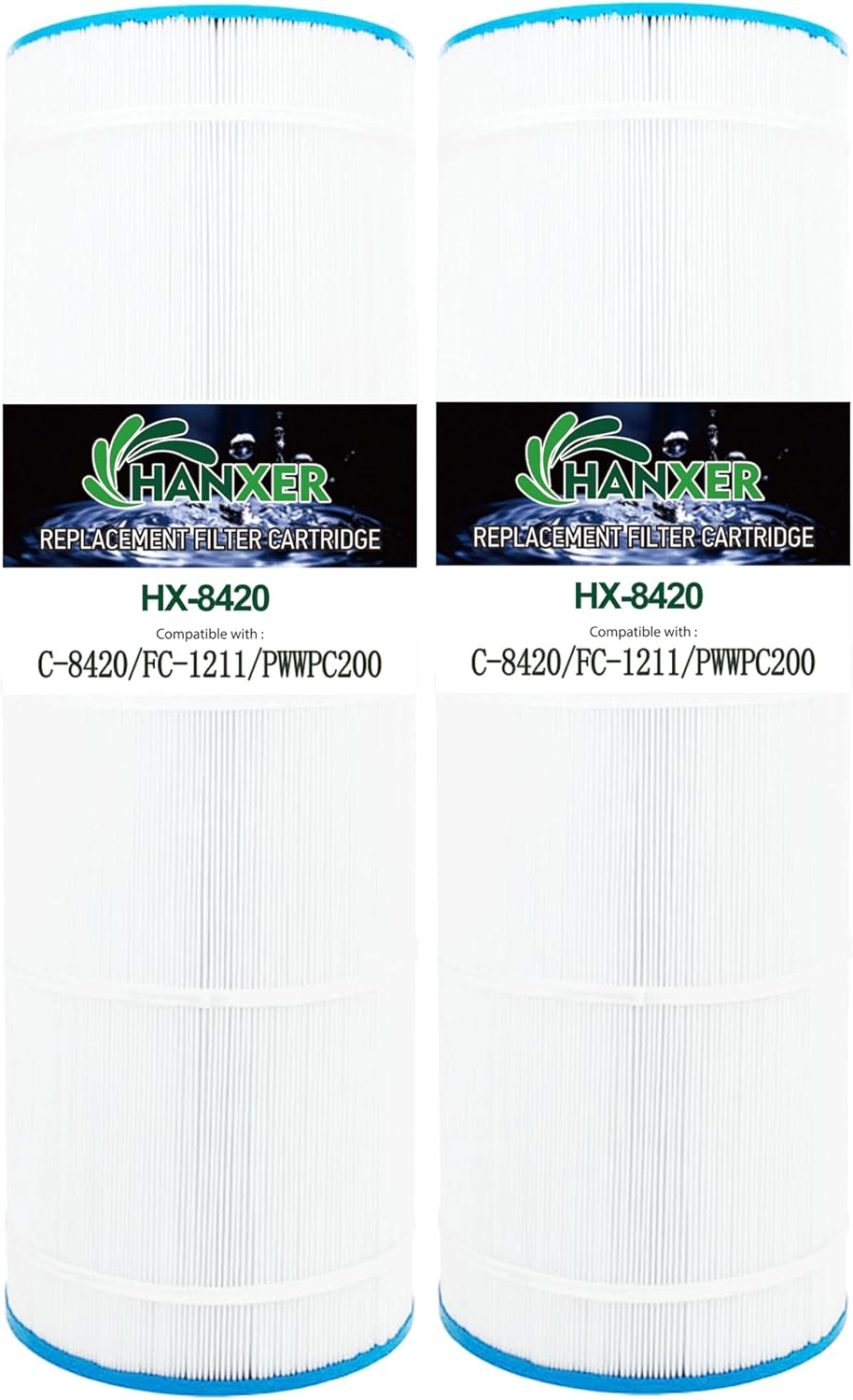 Amazon.com : HANXER Swimming Pool Filter Replaces for C-8420, Filbur FC ...