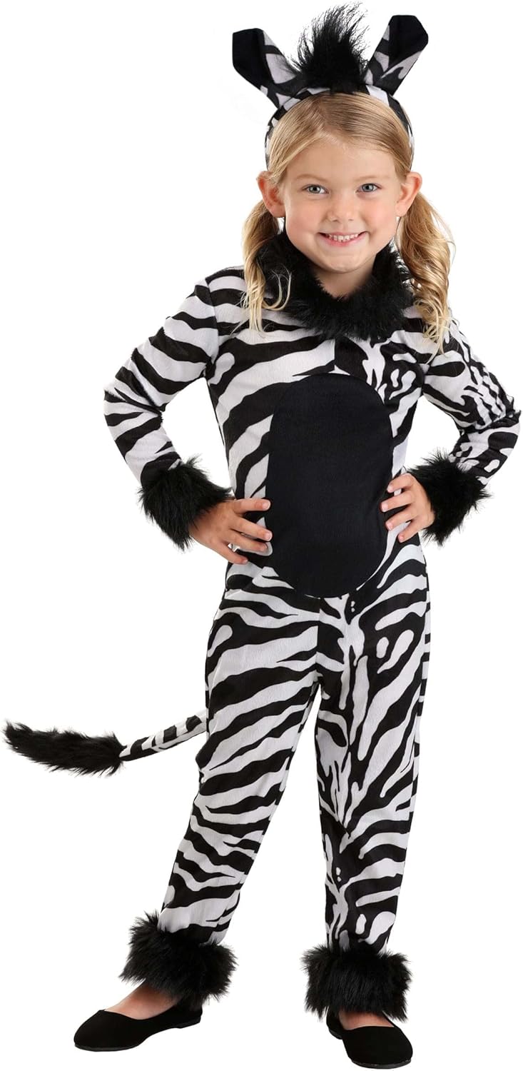 Amazon.com: Toddler Zebra Halloween Costume, Zebra Costume For Kids ...