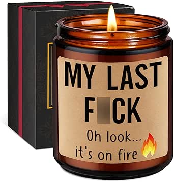 Amazon.com: Miracu Scented Candles - My Last F - Relaxing Funny Gifts ...