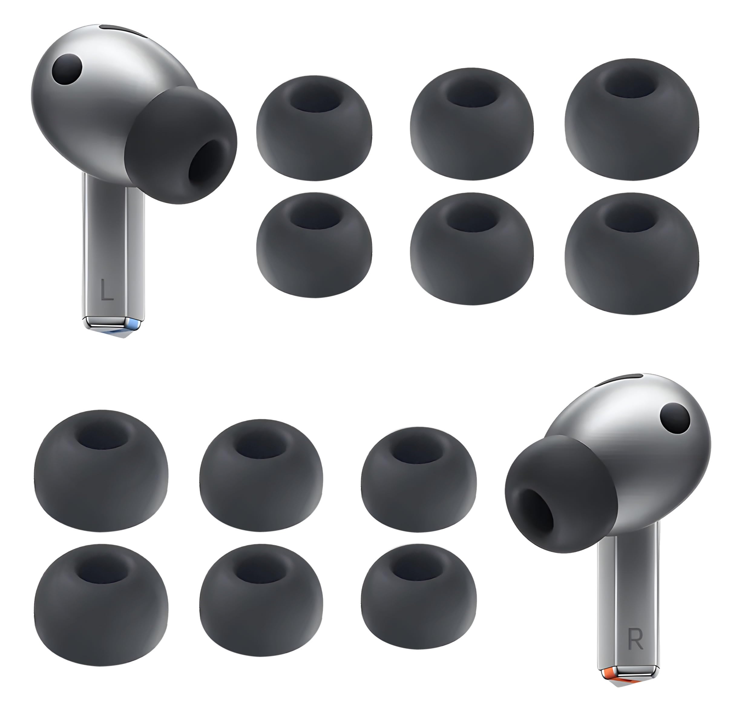 A-Focus Galaxy Buds 3 Pro Ear Tips Replacement Silicone Eartips Earbuds ...