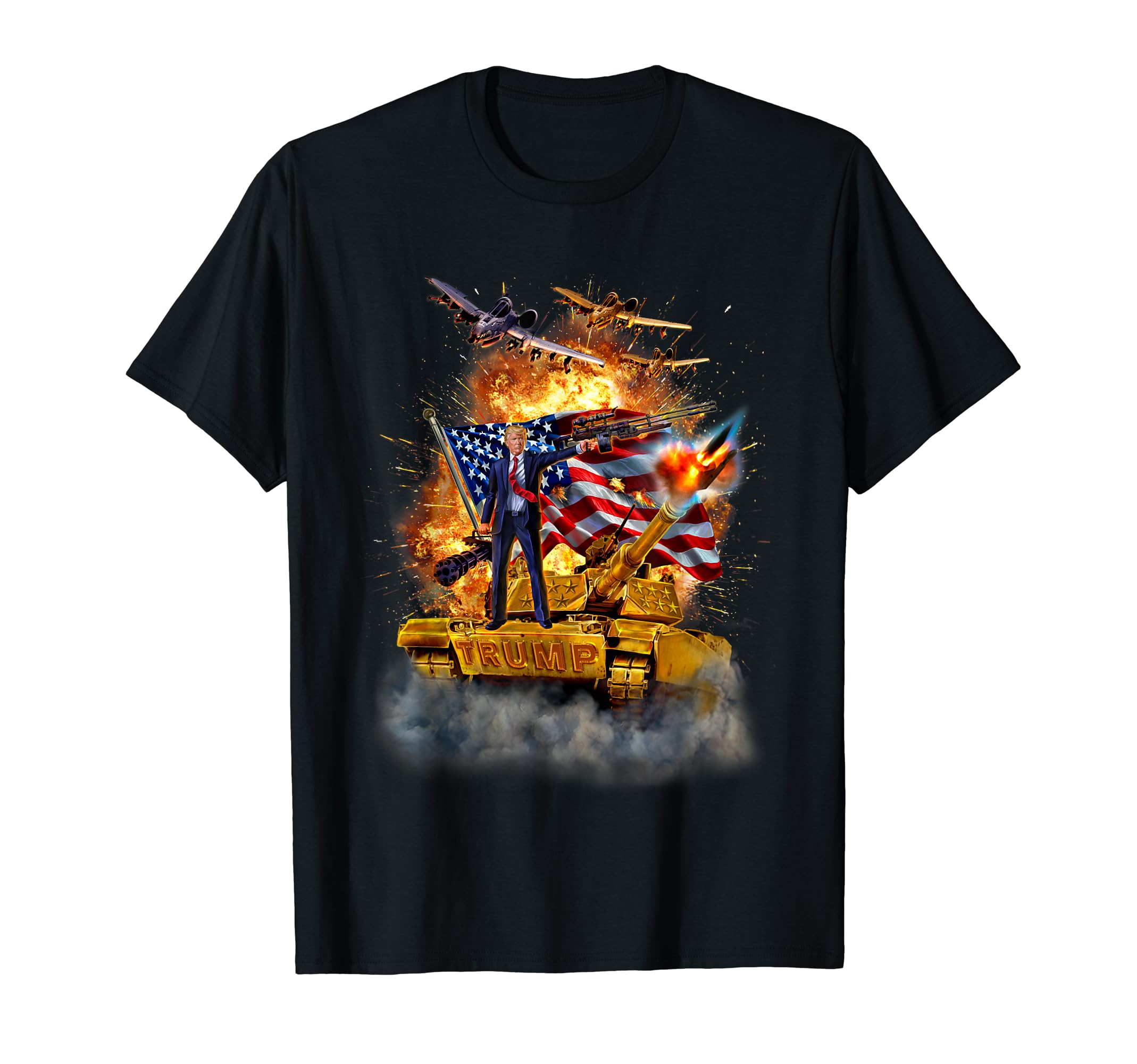 Amazon.com: T-Shirt, United States President Donald Trump Epic Battle ...