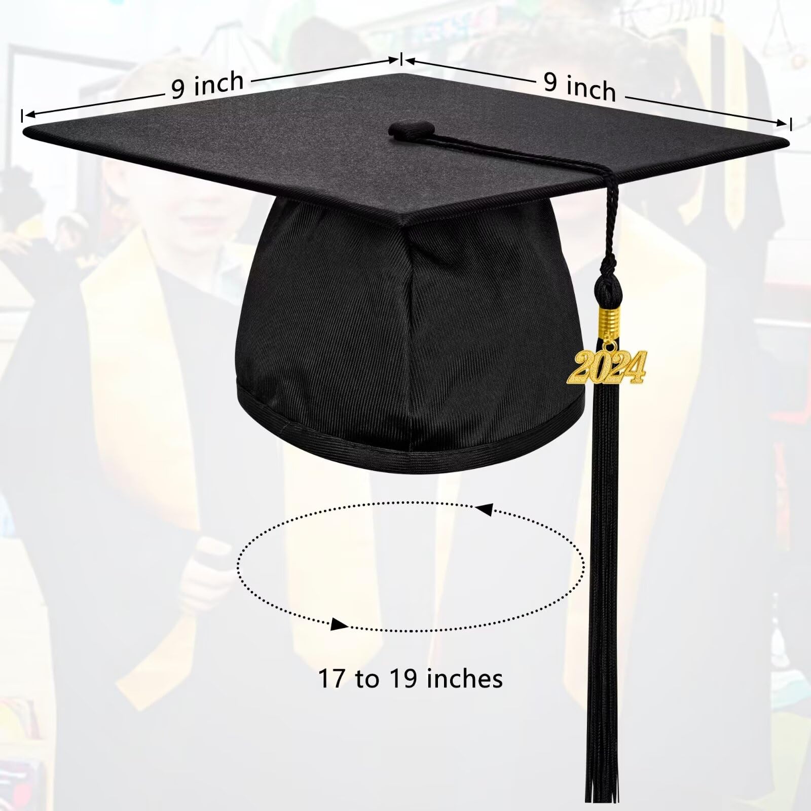 Snapklik.com : QZYL Kindergarten Graduation Cap And Gown, Unisex ...