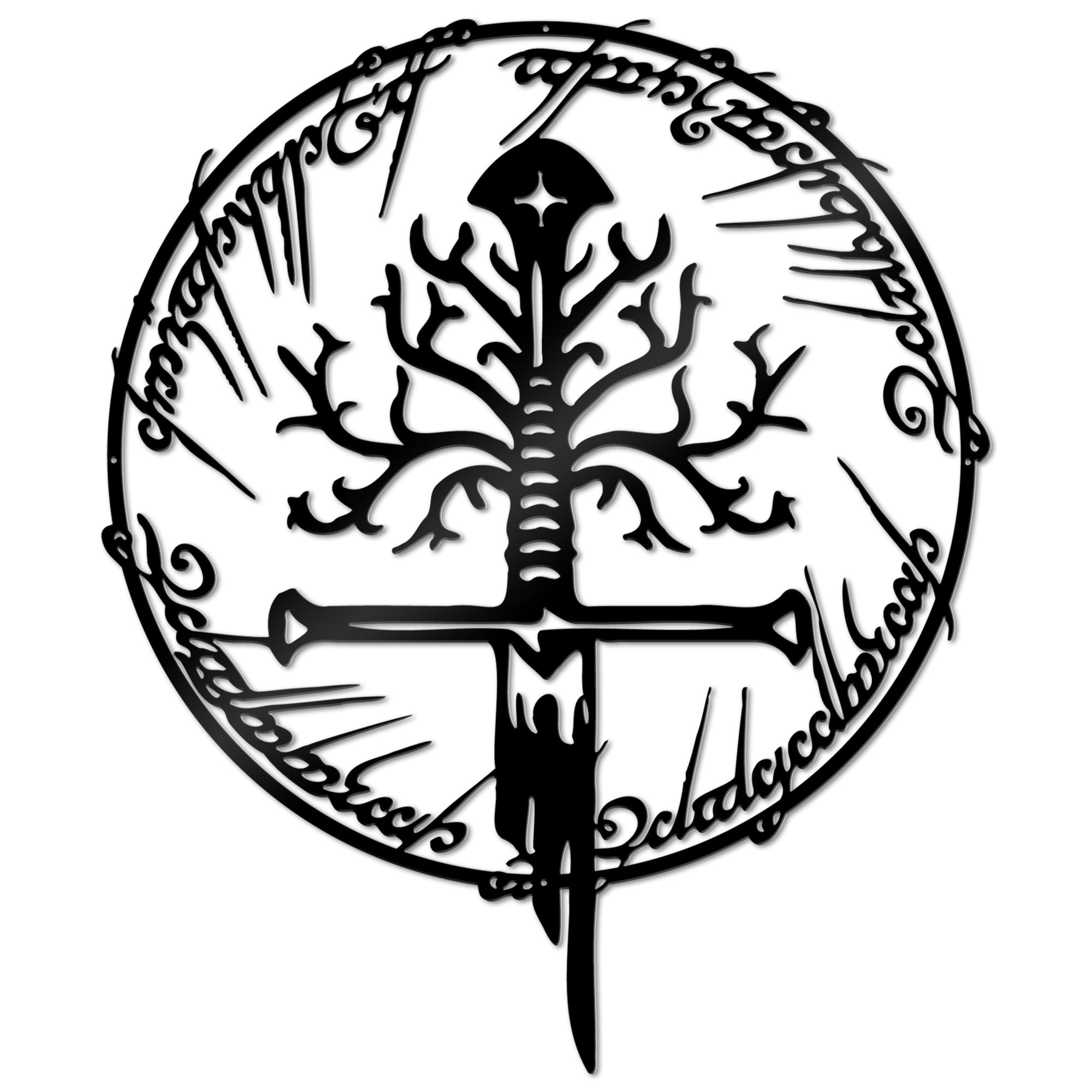 Amazon.com: Pentacle Toys Metal Wall Art - Tolkien Wall Art - Aragorn's ...