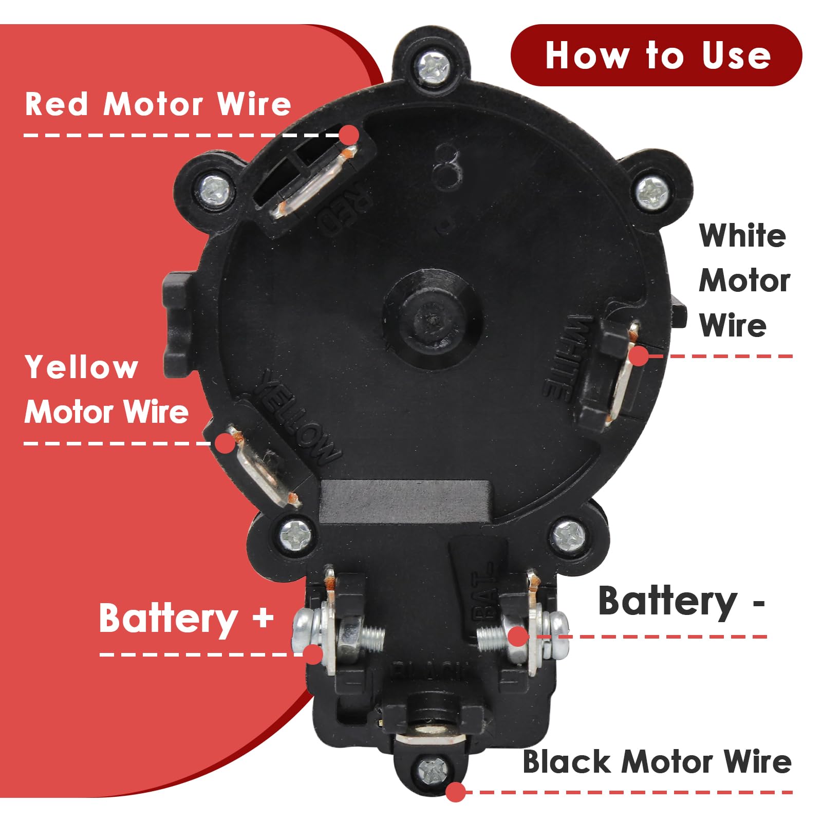 Snapklik.com : Electric Trolling Motor Switch 12V 24V - Propeller Motor ...