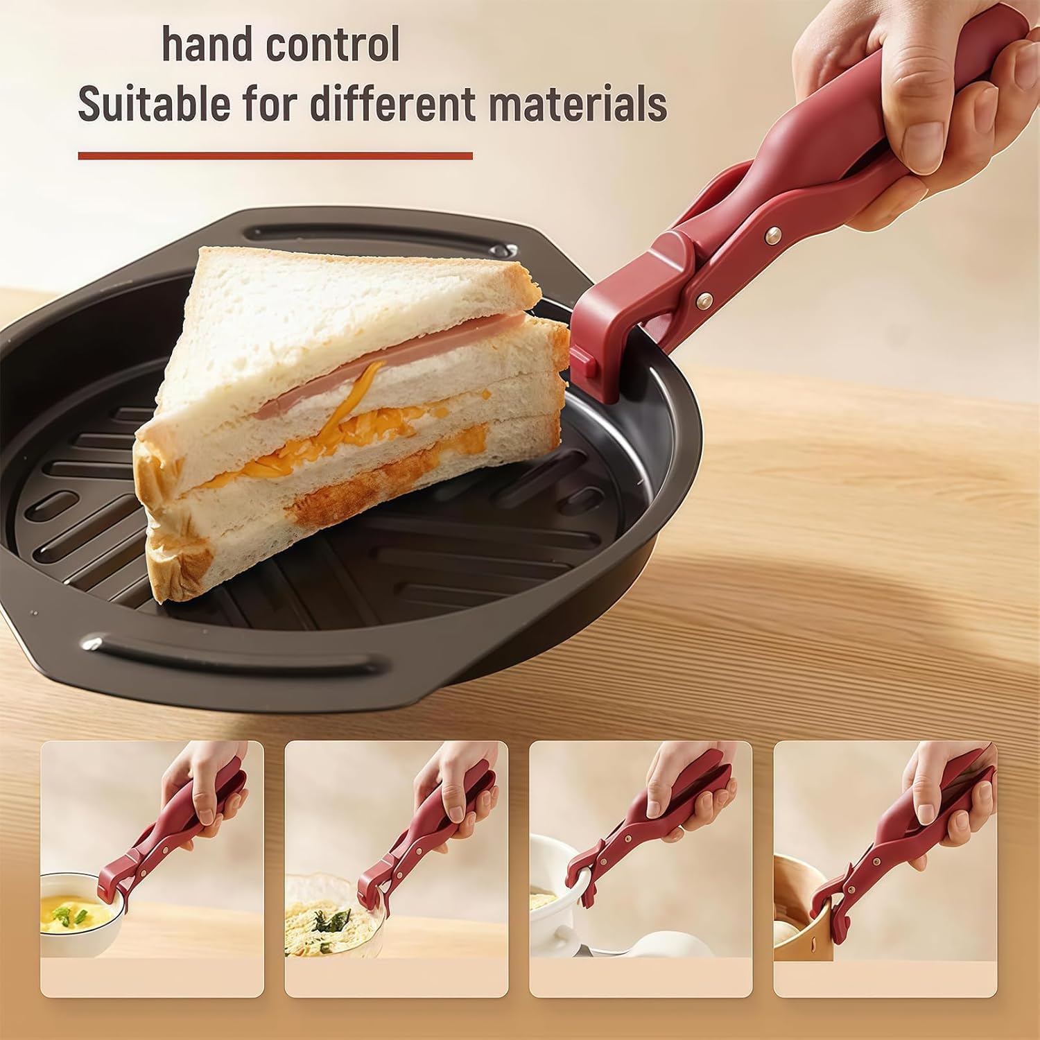 Snapklik.com : Hot Plate Gripper Tongs, Hot Plate Gripper, Anti Scald ...