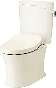 Amazon | 【取替交換付き(北海道)】 TOTO トイレ セット品:便器EX+ウォシュレットKM (TCF8AM66) 戸建向け 凍結防止仕様 パステルアイボリー 【Amazon.co ...