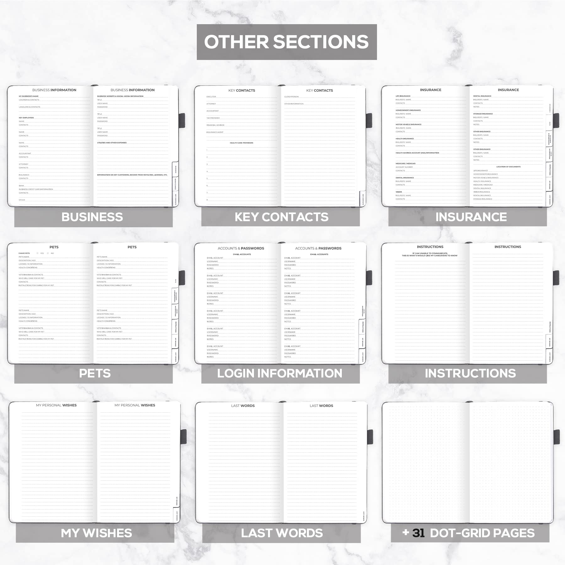 Snapklik.com : Clever Fox End Of Life Planner Final Arrangements ...