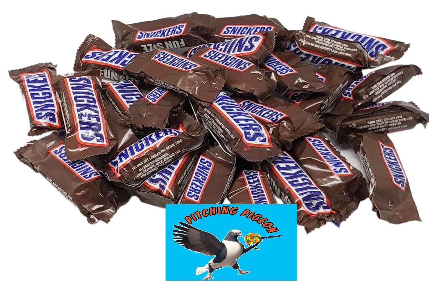 Amazon.com : Snickers Fun Size Bulk Christmas Holiday Candy - 2 Pound ...