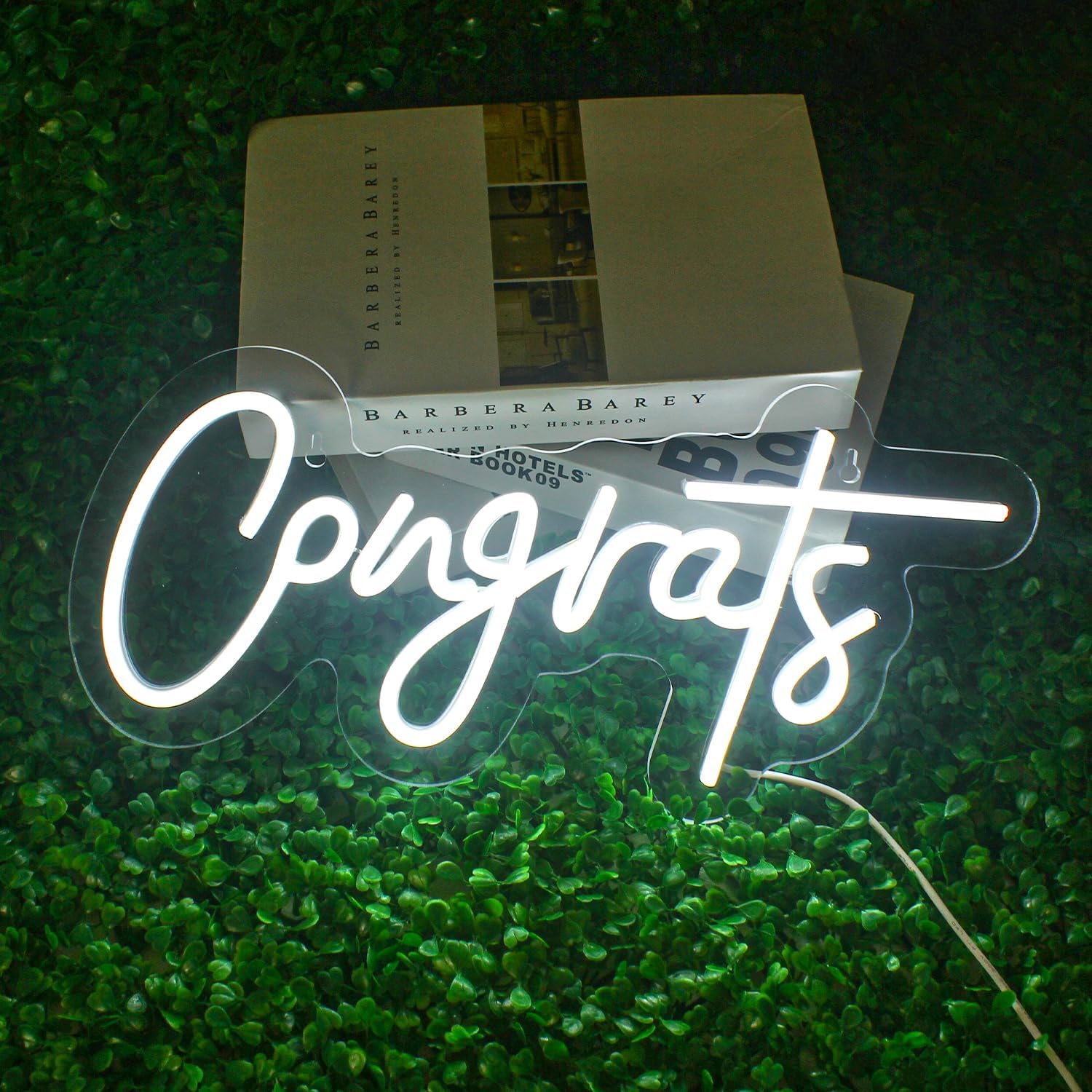 Congrats Grad Neon Sign LED Light Sign Congrats Light up Background ...