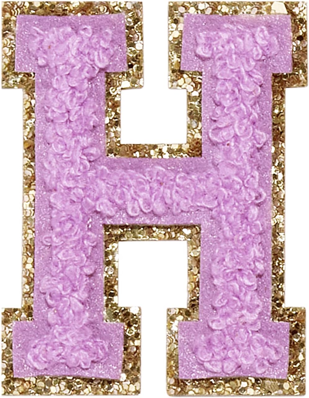 Amazon.com: 3Pcs Chenille Letter Patches Iron on Patches Glitter ...
