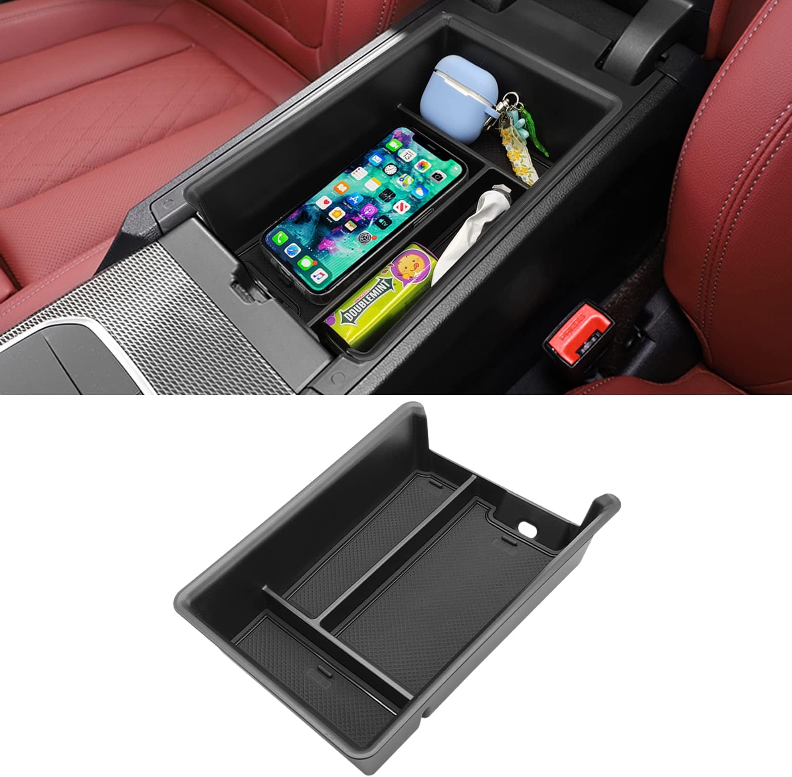 Amazon.com: Oiqasoxl Center Console Organizer for BMW X3 iX3 X4 iX4 M3 ...