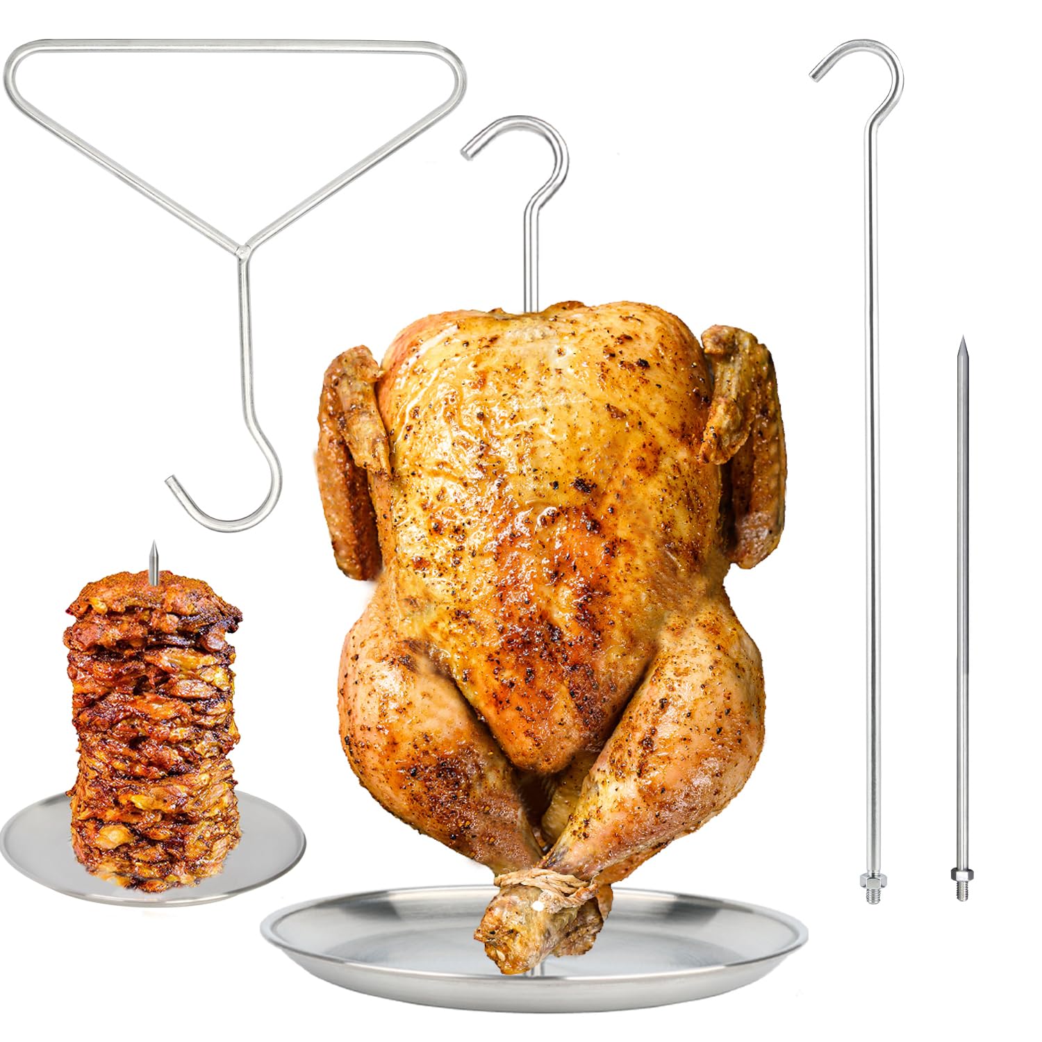 Amazon.com : Turkey Fryer Accessory Stand Kit Hook Stainless Steel for ...