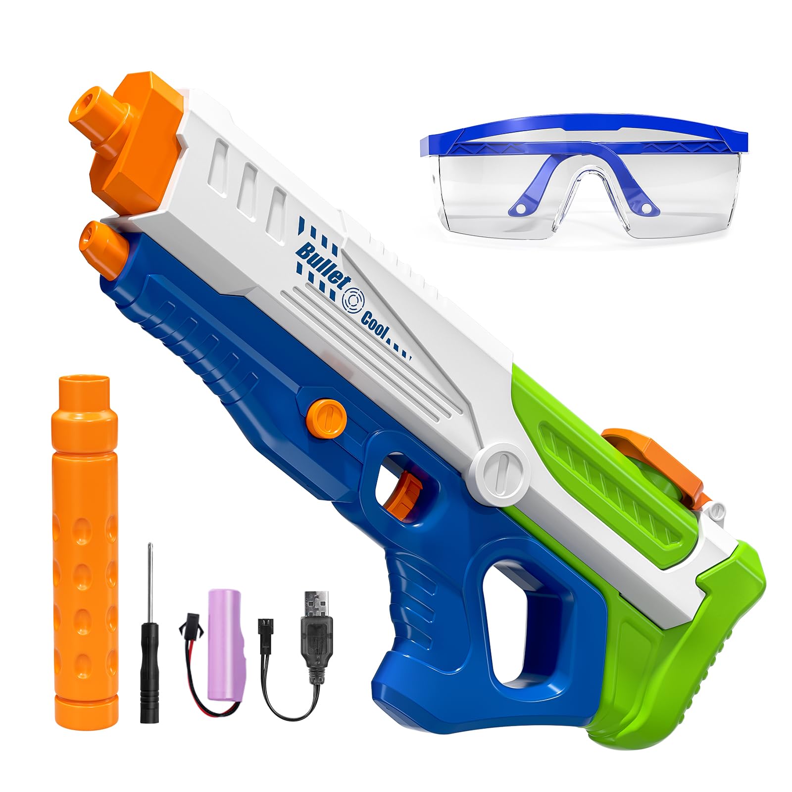 Amazon.com: TEMI Electric Water Gun Squirt Guns for Kids - Automatic ...