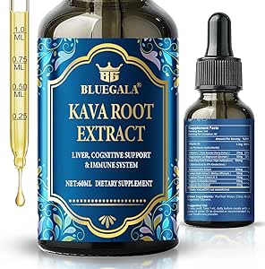 Amazon.com: Kava Kava Root Extract Supplement, Natural Sleep Kava Drops, High Concentration Kava ...