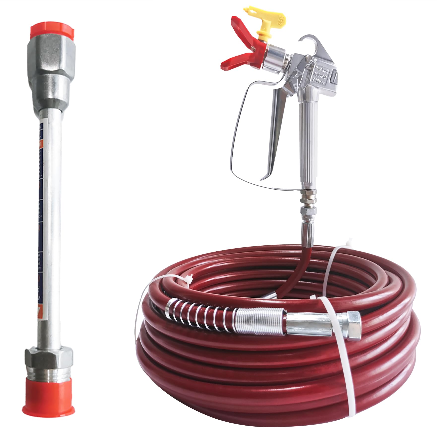 Amazon.com : Airless Paint Sprayer Hose Kit and Airless Spray Paint Gun ...