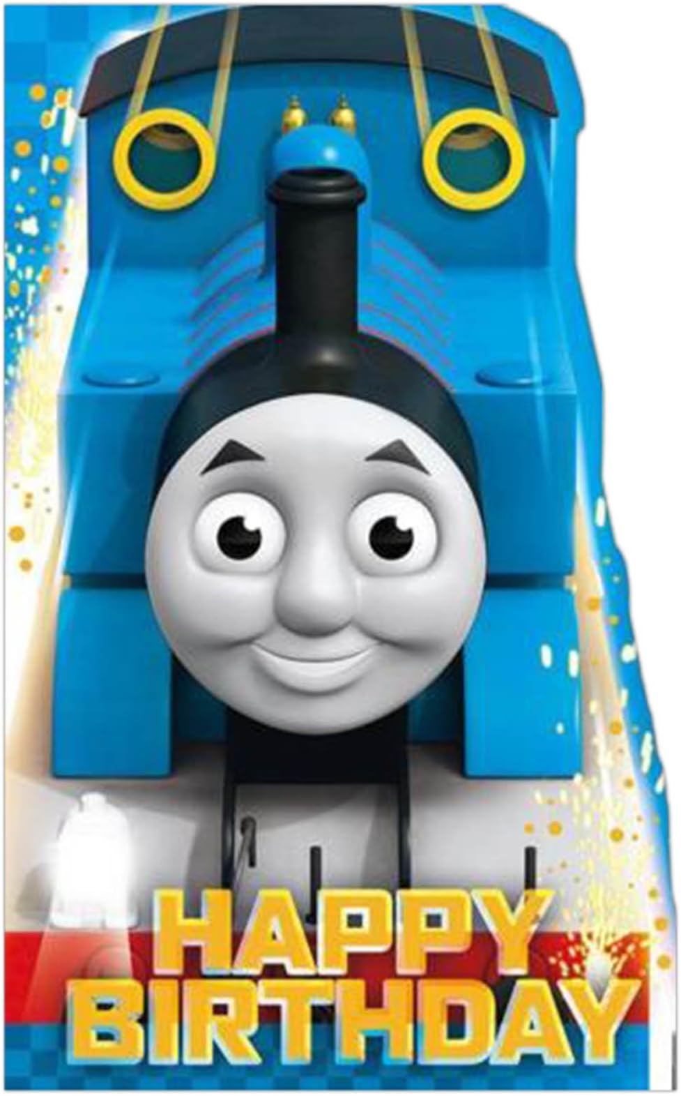 Amazon.com: Thomas the Train Coloring Birthday Card Features: Thomas ...