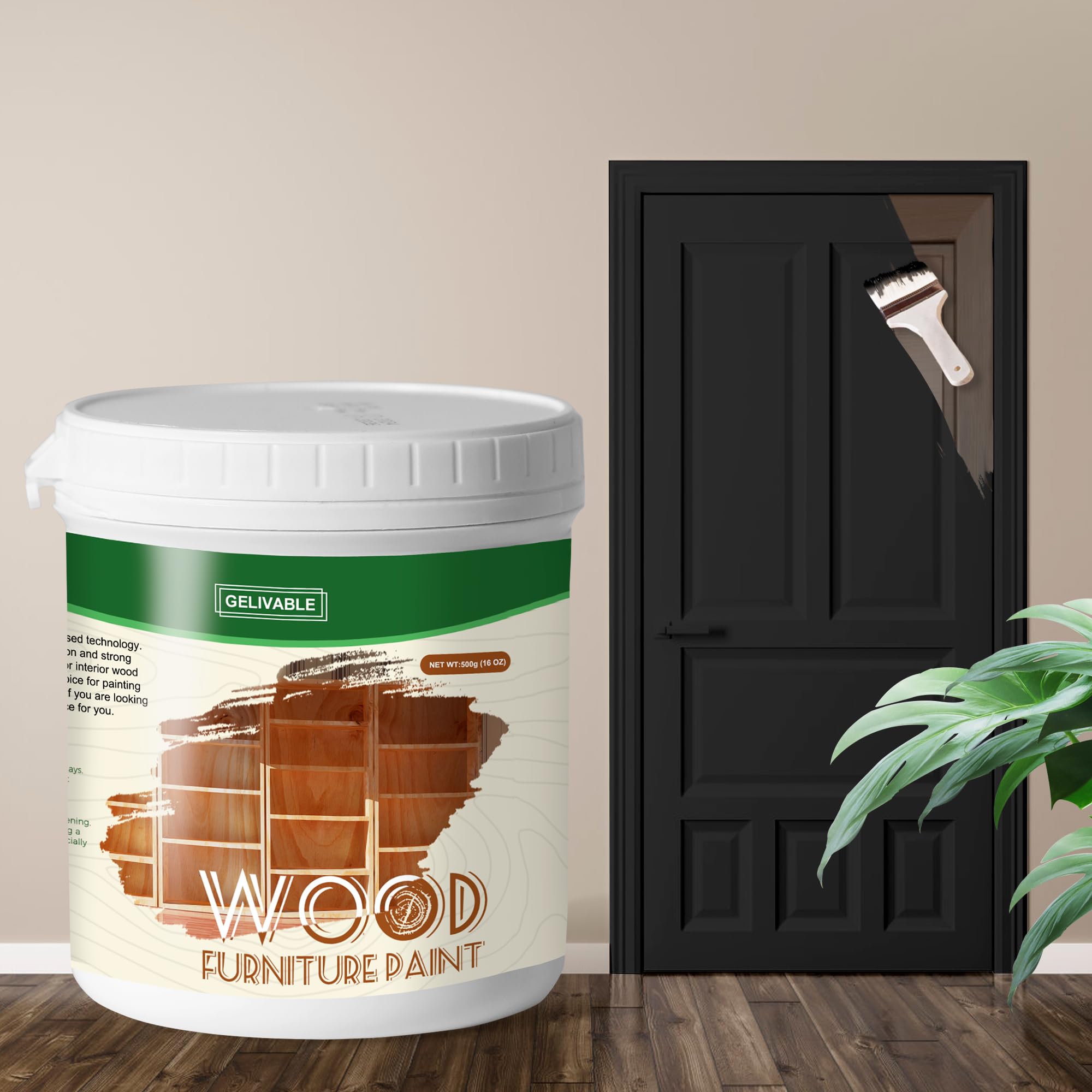 Amazon.com: GELIVABLE Waterbased Furniture Paint,Matte Finish Wood ...