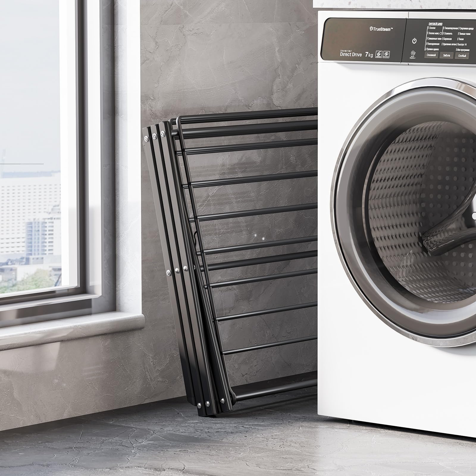 Snapklik.com : APEXCHASER Collapsible Clothes Drying Rack - Multi-Level