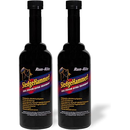 Amazon.com: Run-Rite SledgeHammer Fuel System Ultra Treatment 12 oz ...