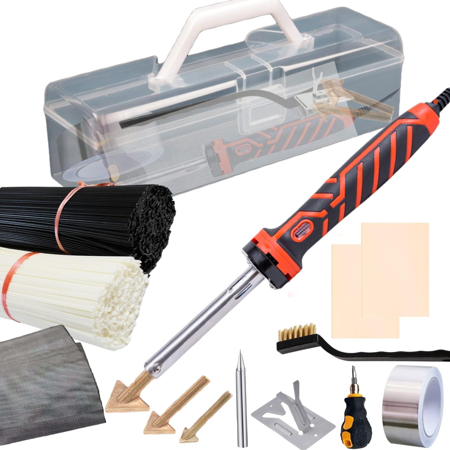 Upgraded Plastic Welder - 110V-100W Plastic Welding Kit With 100 ...