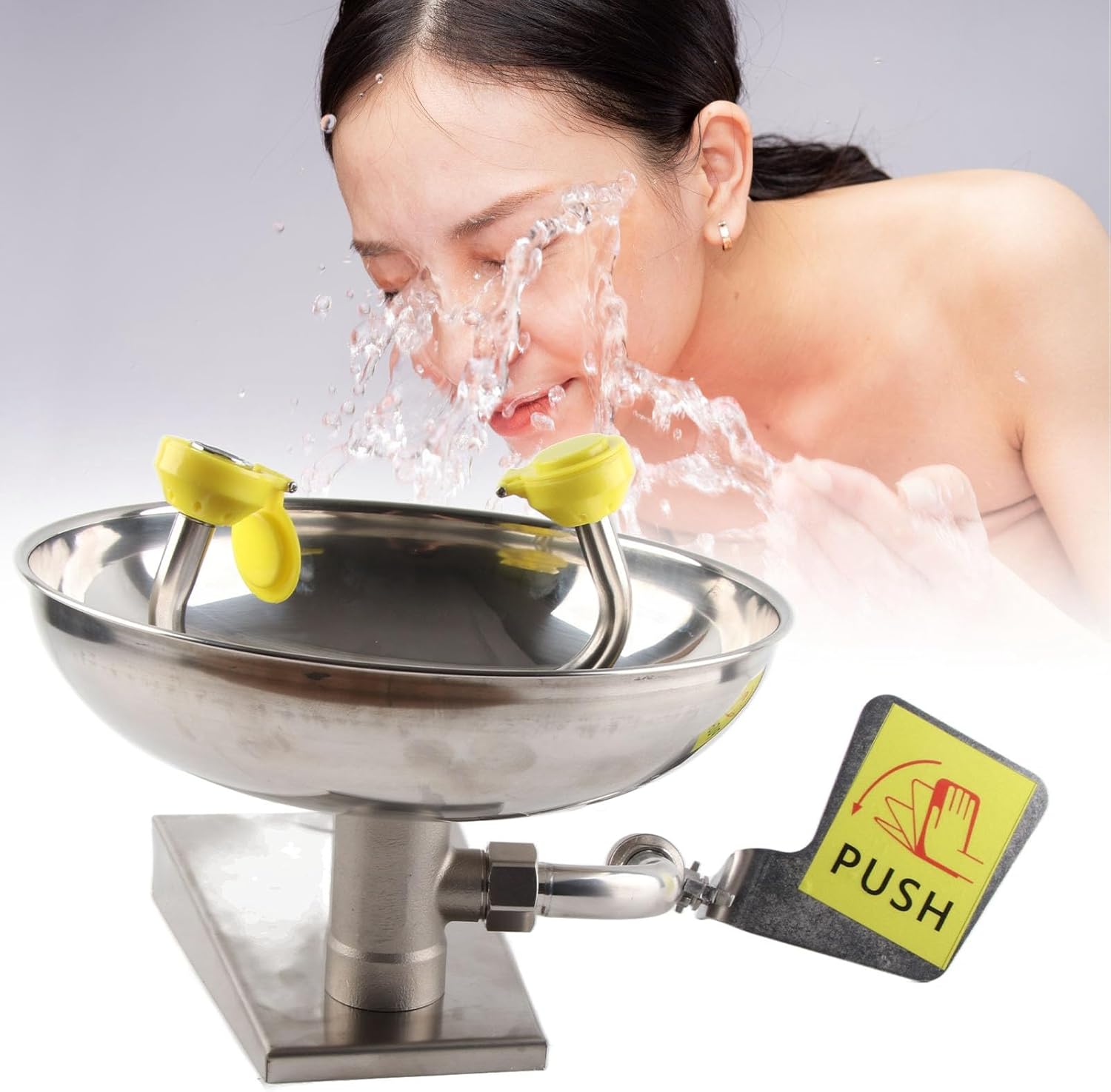 Tuwei Eye Wash Station, Emergency Eyewash Stations Wall Mounted Eye ...