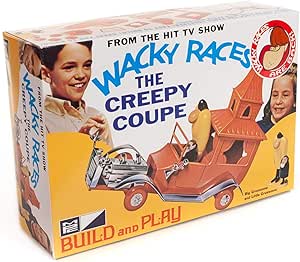 Amazon.com: MPC Wacky Races - Creepy Coupe 1:32 Scale Snap Model Kit ...