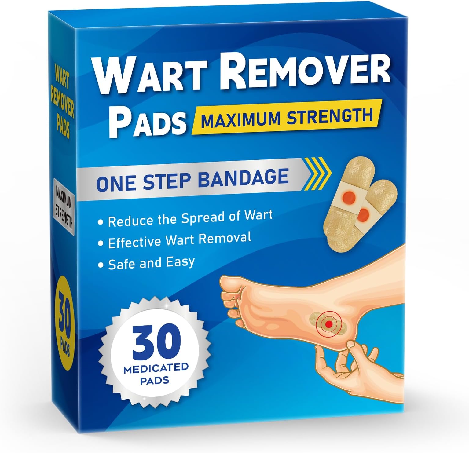 Amazon.com: WABRINY Maximum Strength Wart Remover Patches, Fast & Easy ...