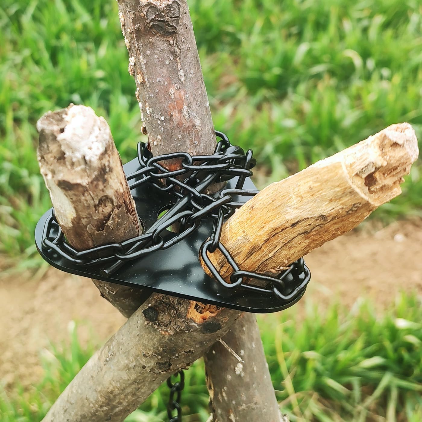 Amazon.com: kytasryl Camping Tripod Board Set, Campfire cooking ...