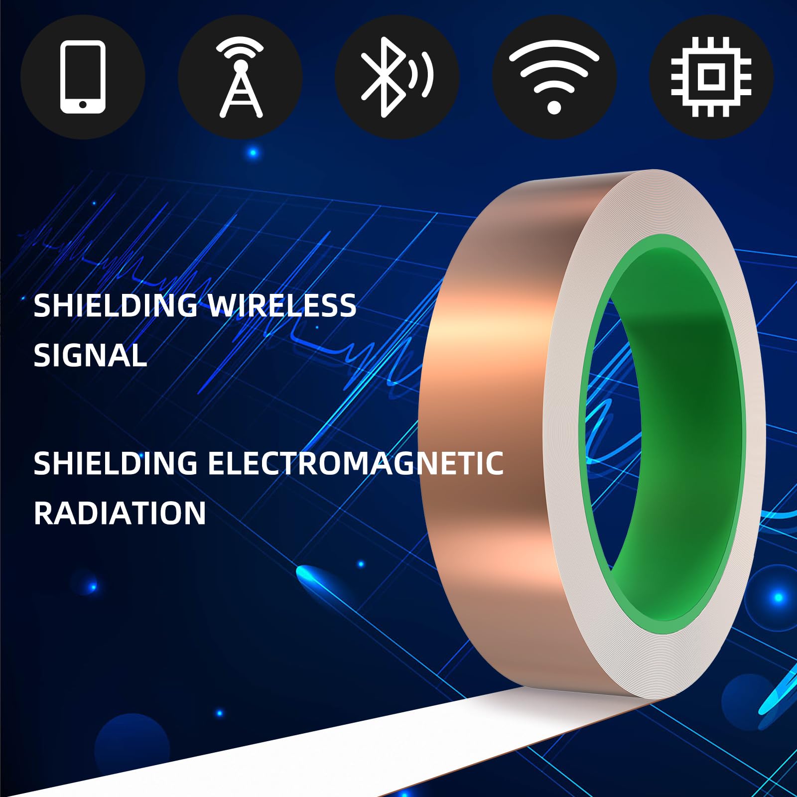 Snapklik.com : IRONDIY Conductive Copper Tape,Foil Adhesive Tape,High ...