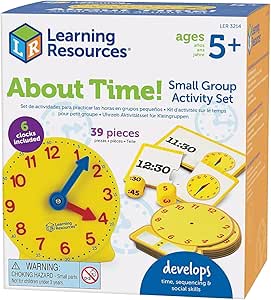 Learning Resources About Time! Group Activity Set, Classroom Set, 6 ...