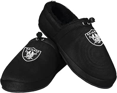 Amazon.com : FOCO mens Nfl Team Big Logo Athletic Moccasin Slippers ...