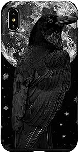 Amazon.com: iPhone XS Max Occult Dark Academia Moon Celestial Aesthetic ...