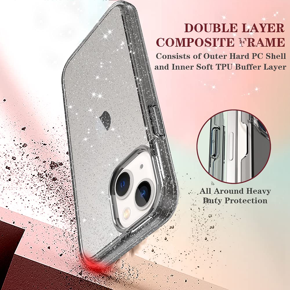 Snapklik.com : LABILUS Glitter Shining Double Layers Bumper Hard PC ...