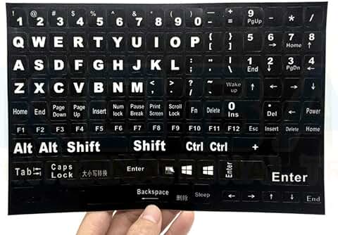 Amazon.co.uk: stick on keyboard letters