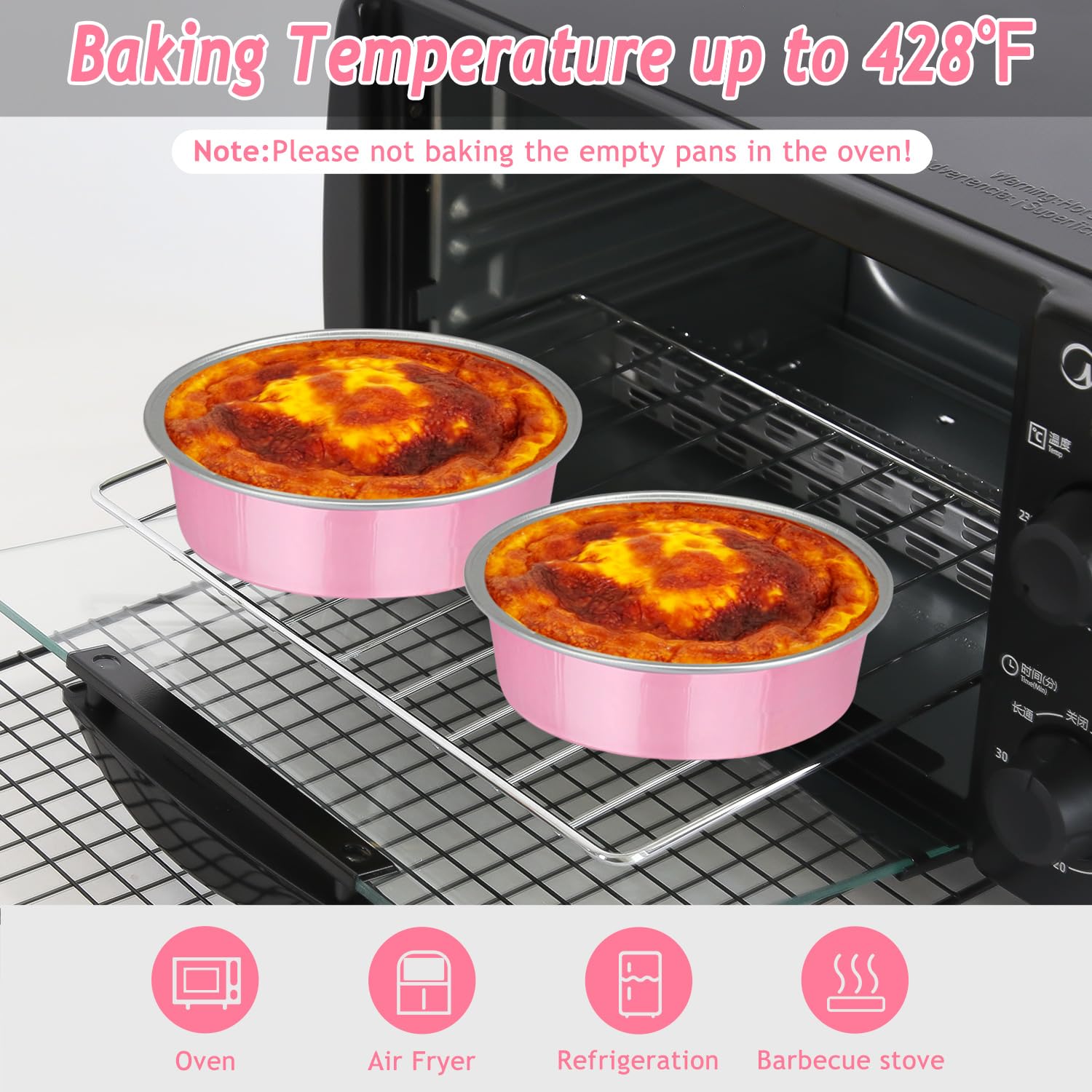 Snapklik.com : LNYZQUS 4” Mini Cake Tins