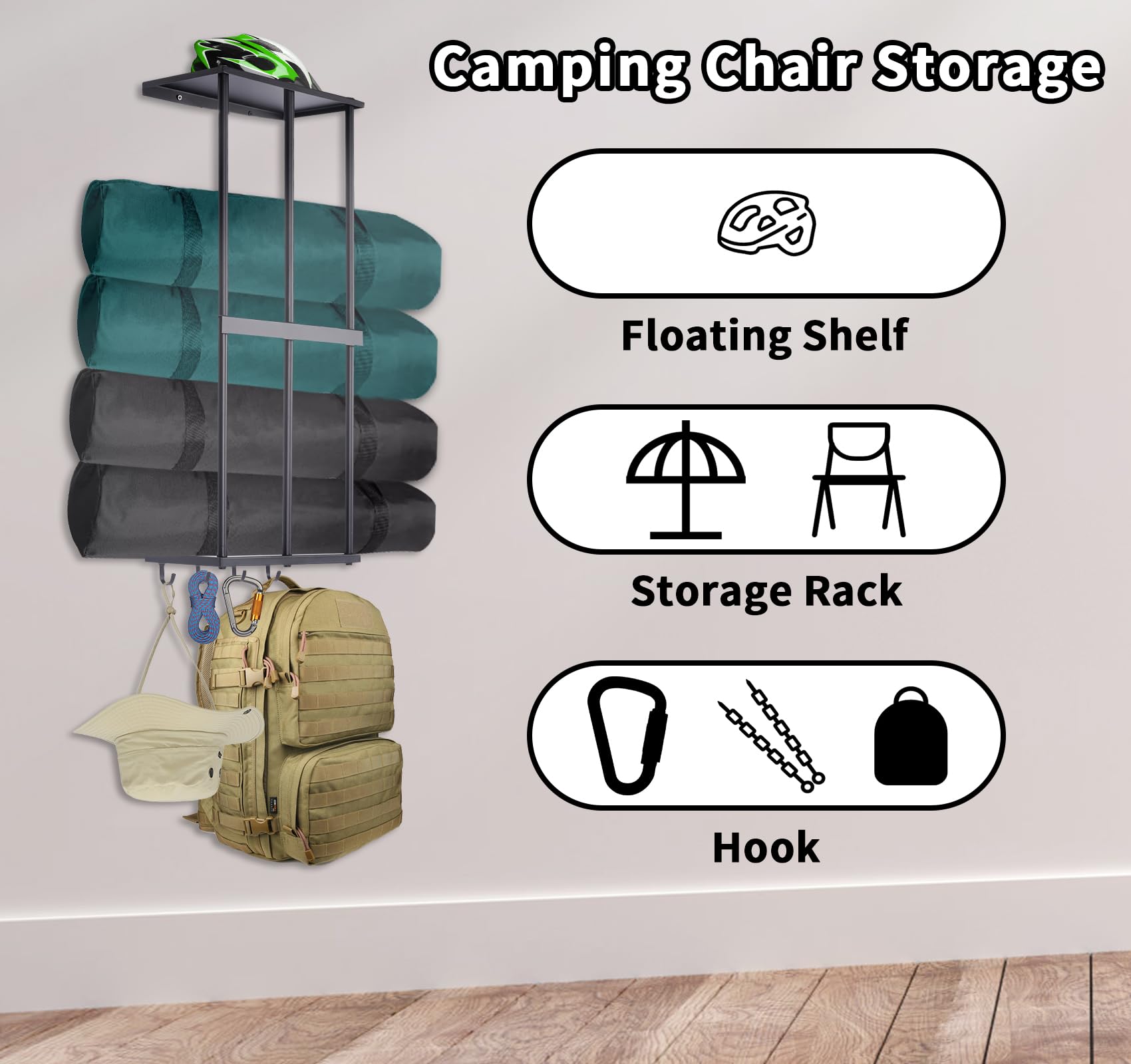 Snapklik.com : Gtouse Camping Chair Storage, Camping Chair Organizer ...