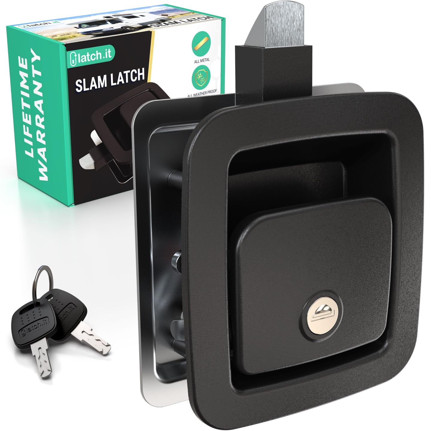 Amazon.com: LATCH.IT RV Slam Latch | All Metal RV Storage Locks | Will ...