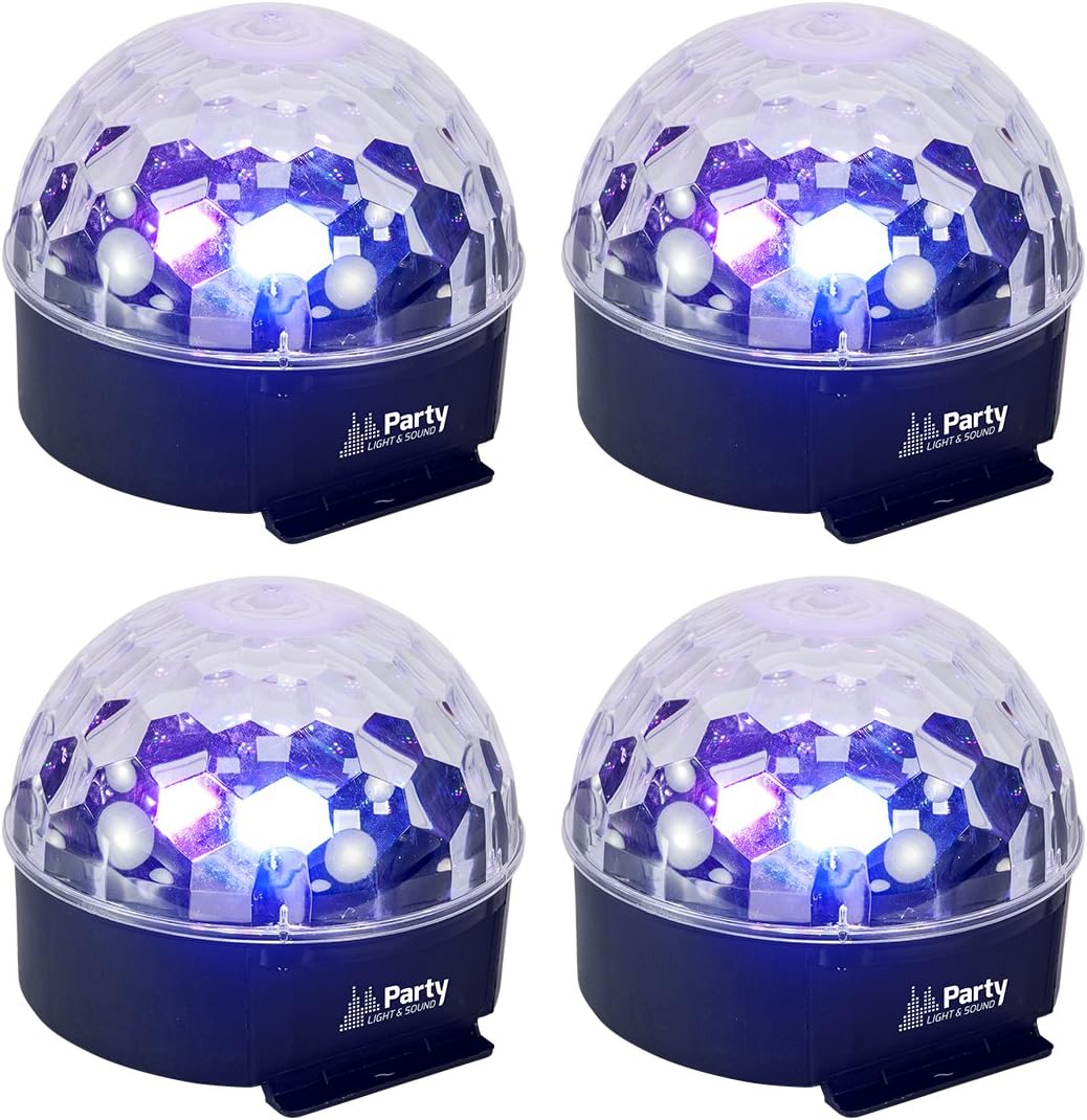 FXLab 2 x 4 Way Retro LED Disco Party Light Box : Amazon.co.uk: Musical ...