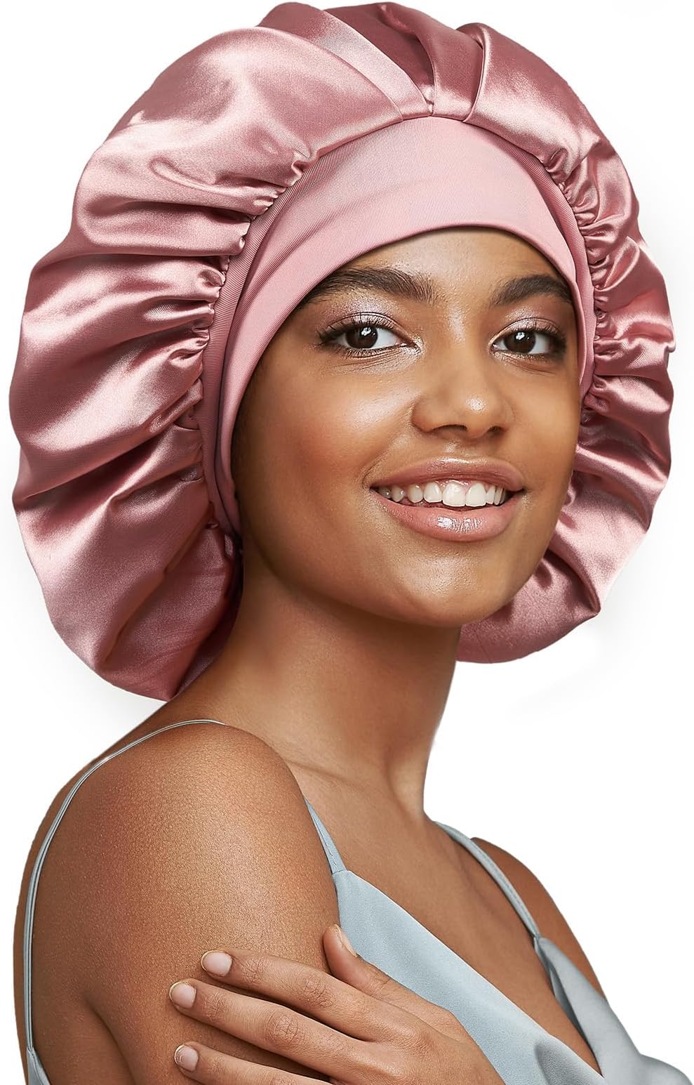 Amazon.com : Golden Star Beauty Silk Bonnet Sleeping Cap For Women ...