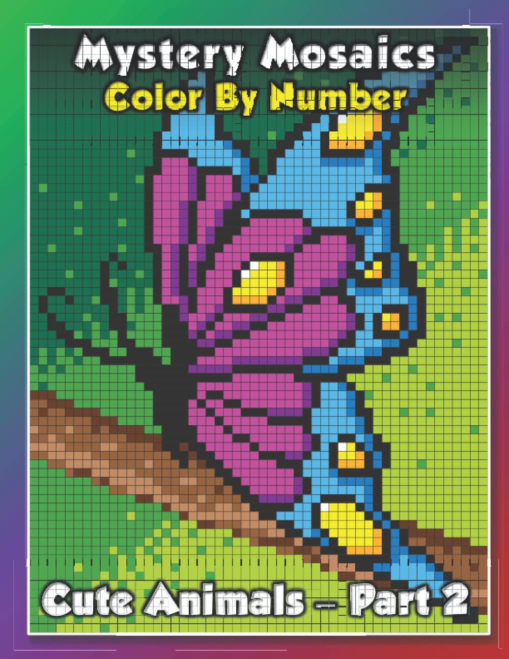 Amazon.com: Mystery Mosaics Color By Number: Cute Animals Part 2 ...