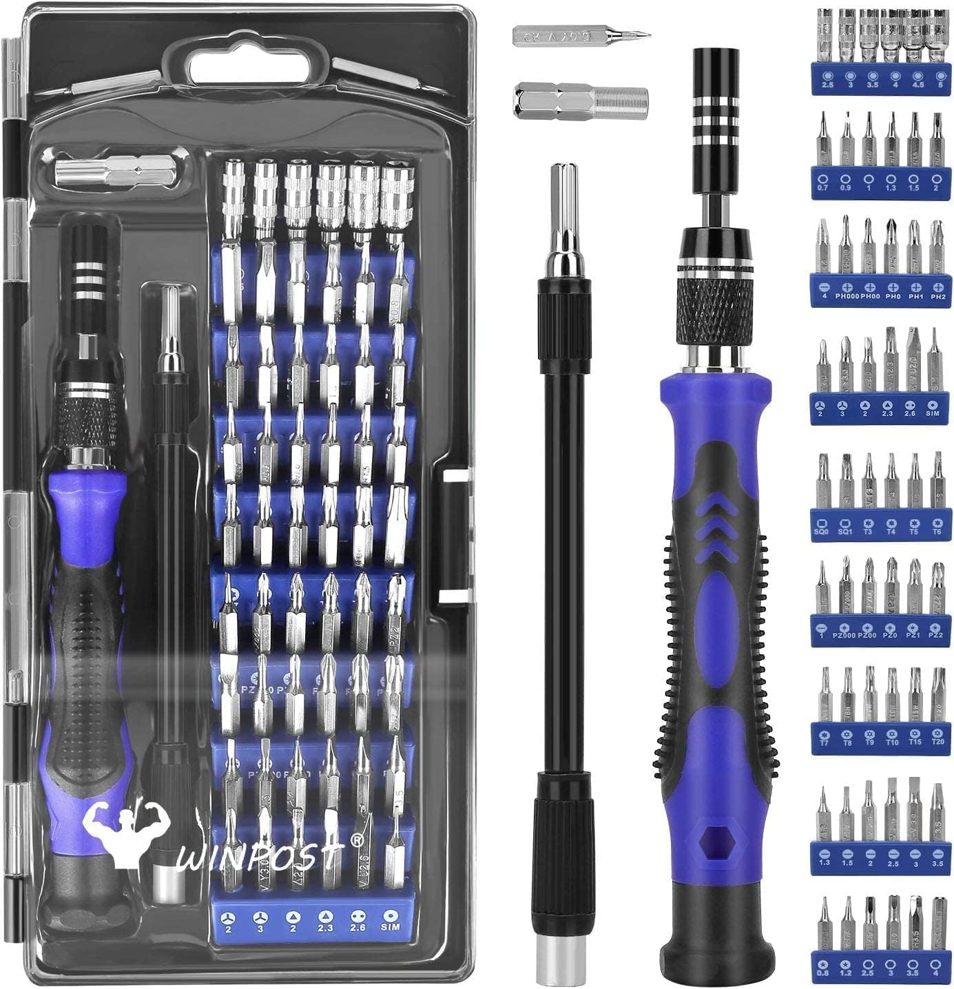 Amazon.com: Magnetic Screwdriver Set,60 in 1 Precision Screwdriver Set ...