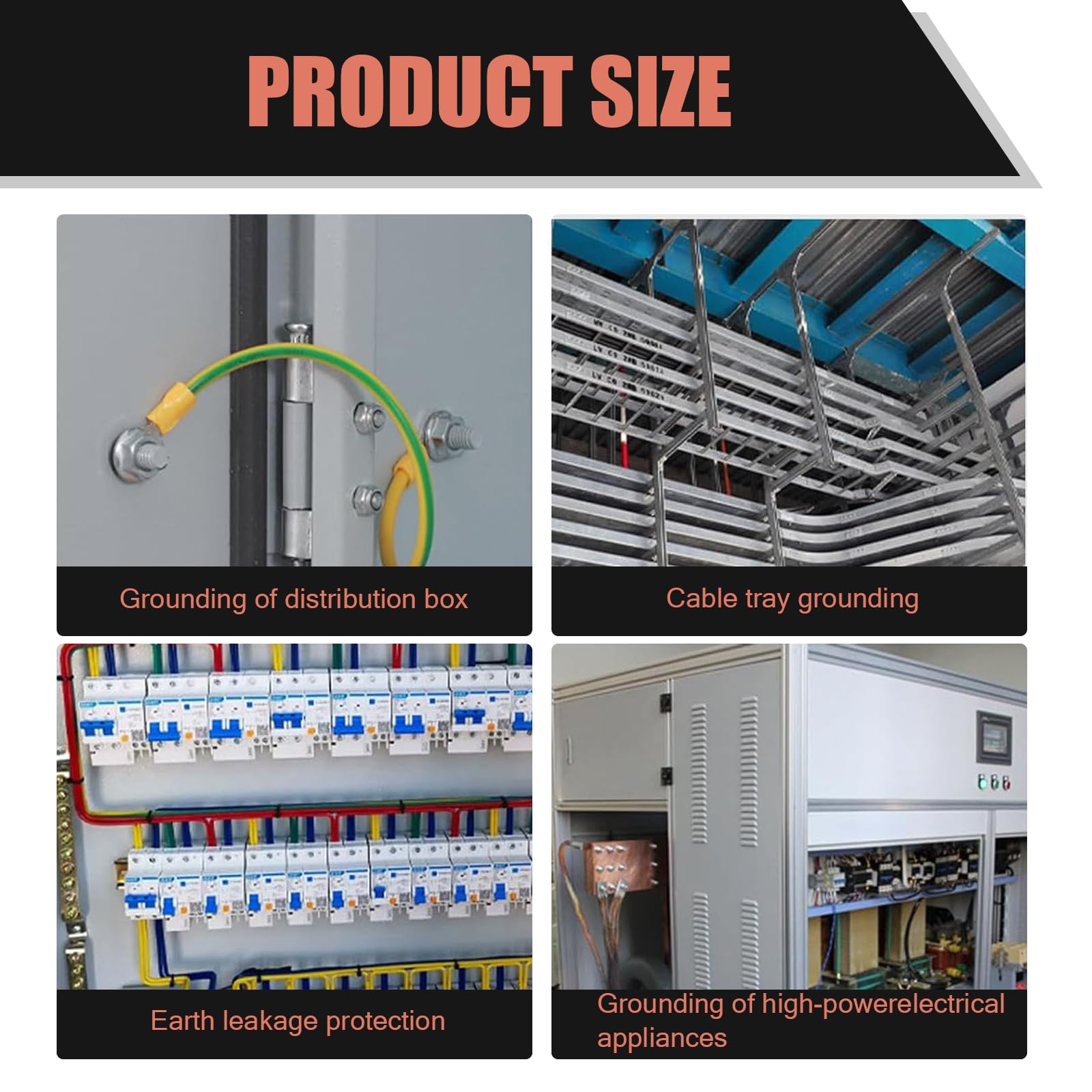 Snapklik.com : Jewkot 5 PCS Car Ground Wire Combination Set, 6mm2 Eight ...
