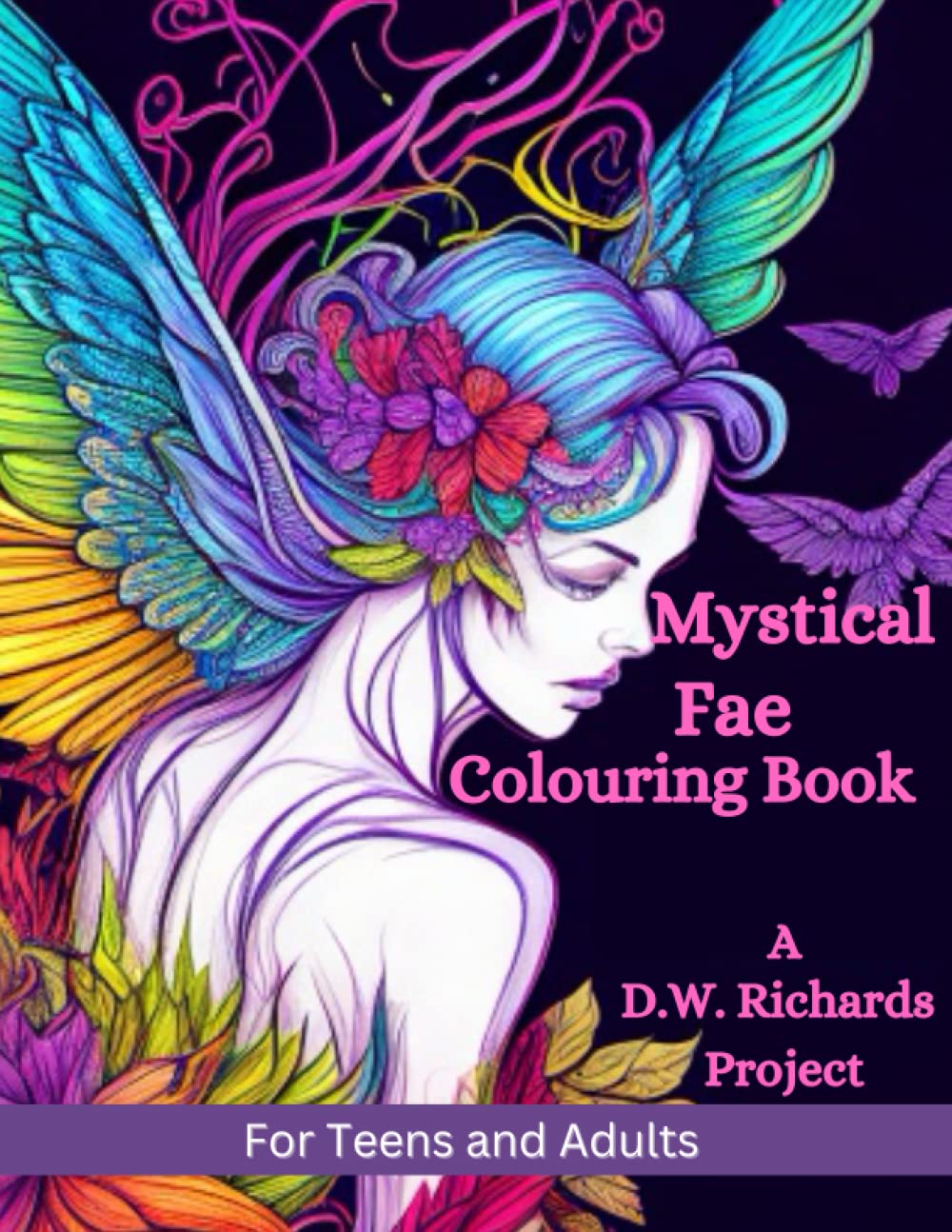 Amazon.com: Mystical Fae Colouring Book (Colour Me Calm): 9781777940737 ...