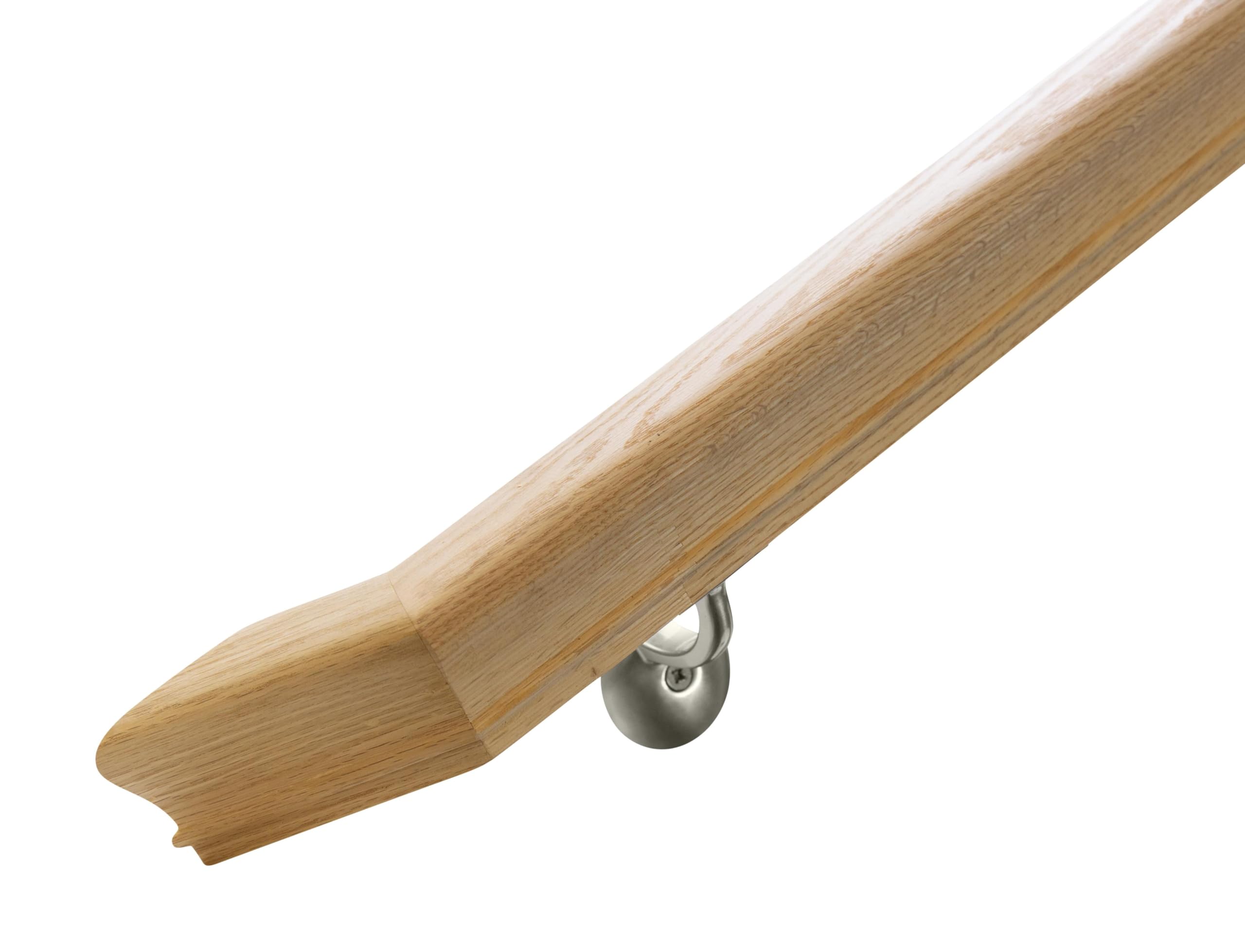 6010 California-Angle Red Oak Handrail Kit with 135° Angle Returns and ...