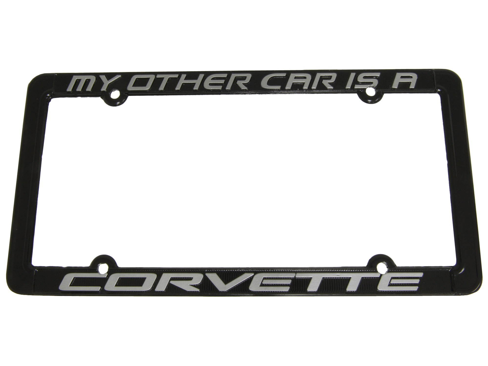 Amazon.com: Corvette License Plate Frame My Other Car is A Corvette ...