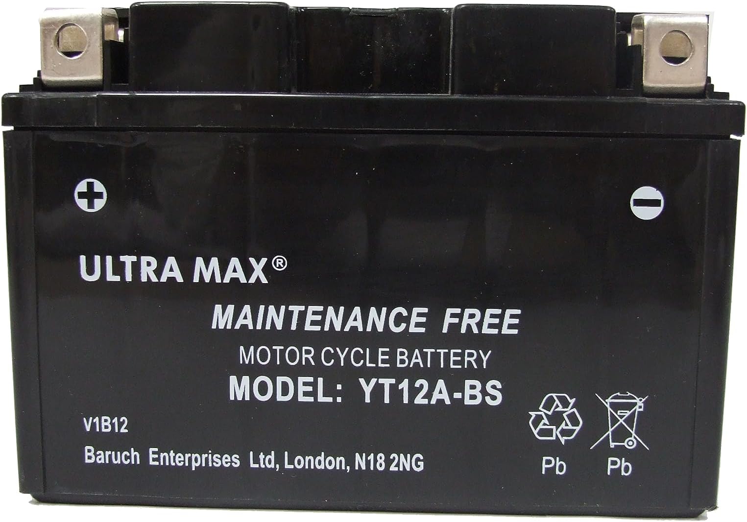 Ultramax YT12A-BS Battery-Suzuki GSX 1300 R Hayabusa, GSF 1250 Bandit ...