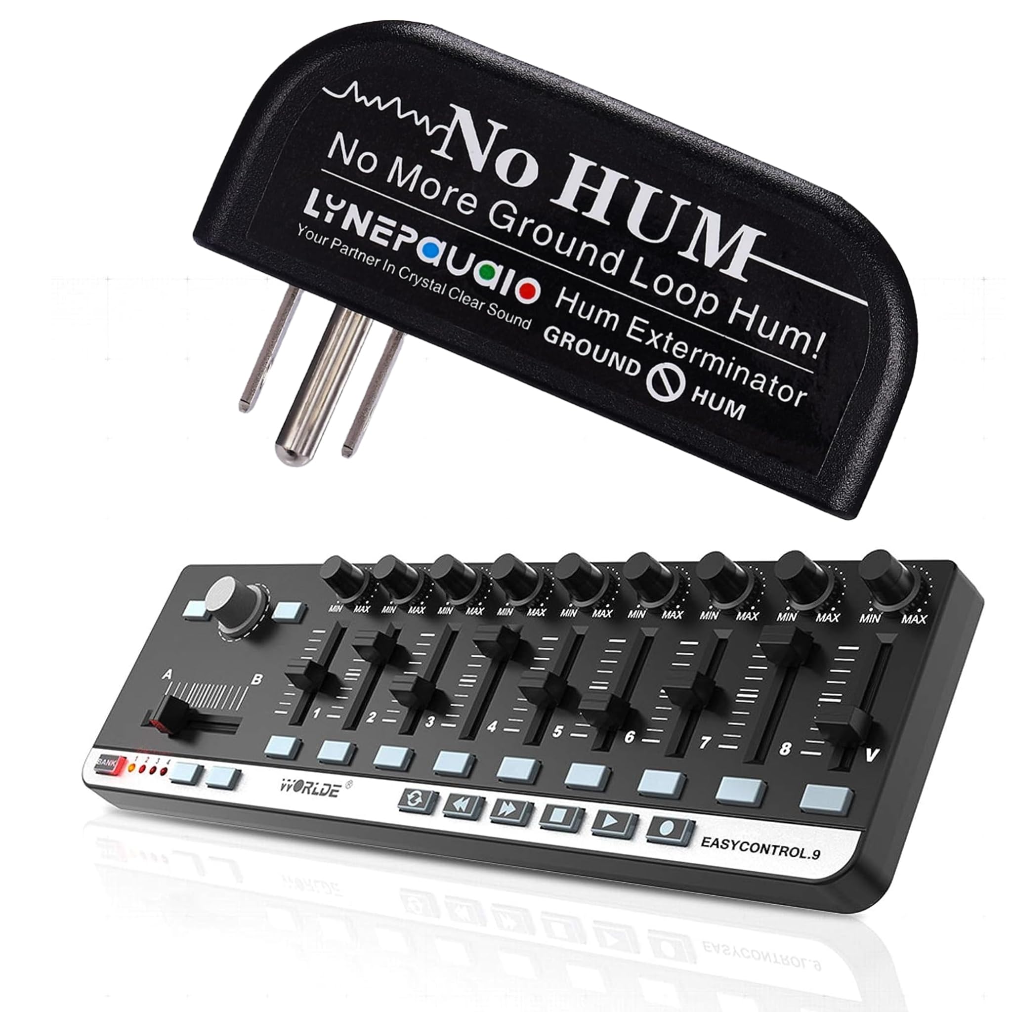 Amazon.com: Buzz Eliminator AC Ground Loop Noise Eliminator and MIDI ...